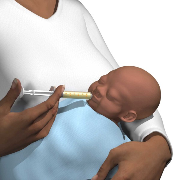 LANSINOH Primo-Lacto Kolostrum Trichter | HIER mit Spritzen